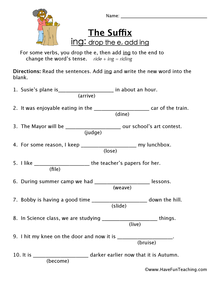Add Suffix ING Worksheet By Teach Simple add-suffix-ing-worksheet-by-teach-simple