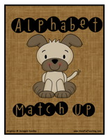 Alphabet Letter Match Up Activity by Teach Simple