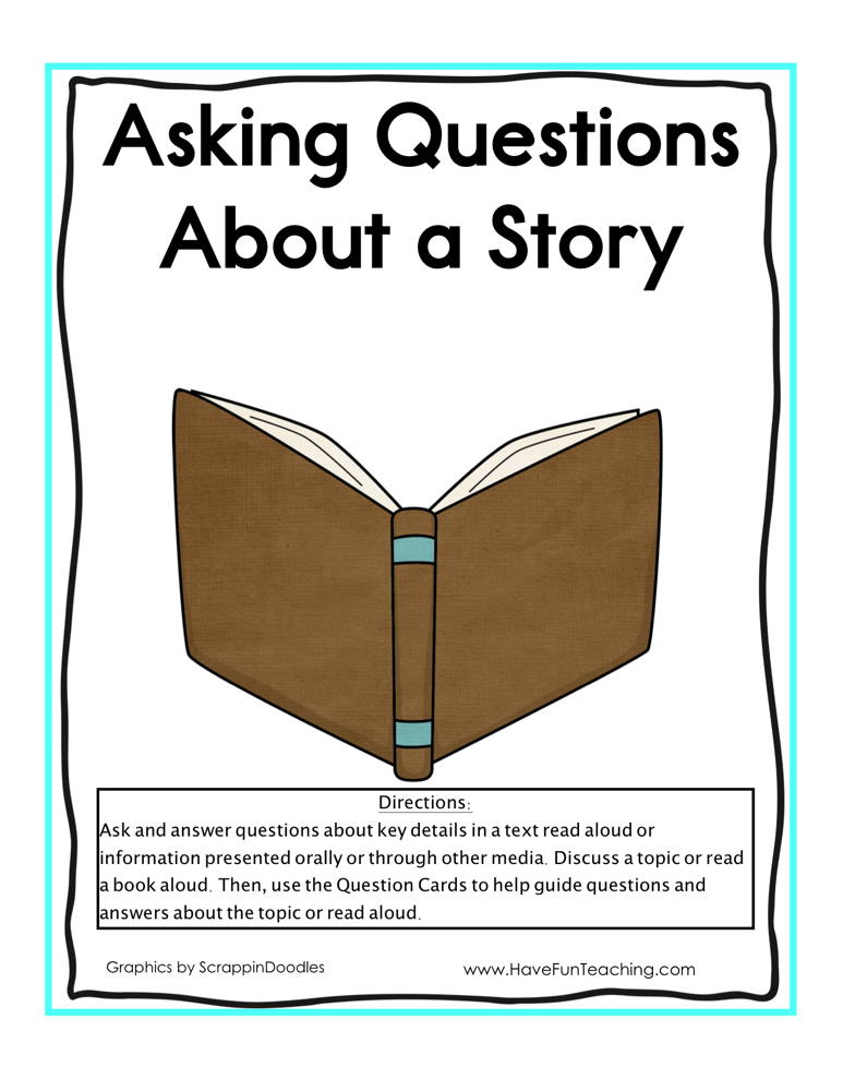 Asking Questions about a Story Activity by Teach Simple