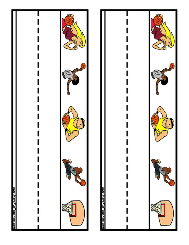 Basketball Desk Name Tags by Teach Simple