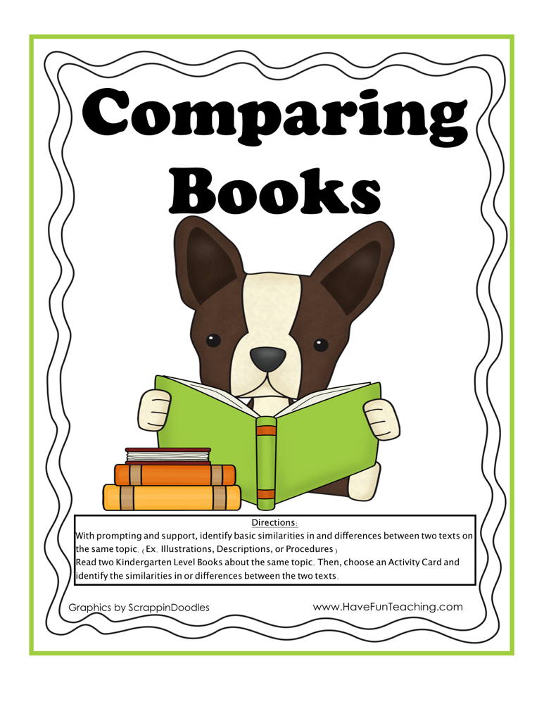 Comparing Books Activity by Teach Simple