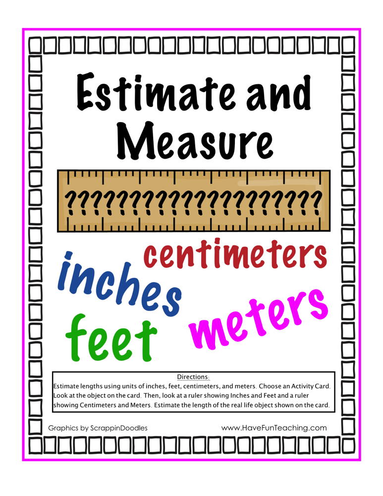Estimate and Measure Activity by Teach Simple