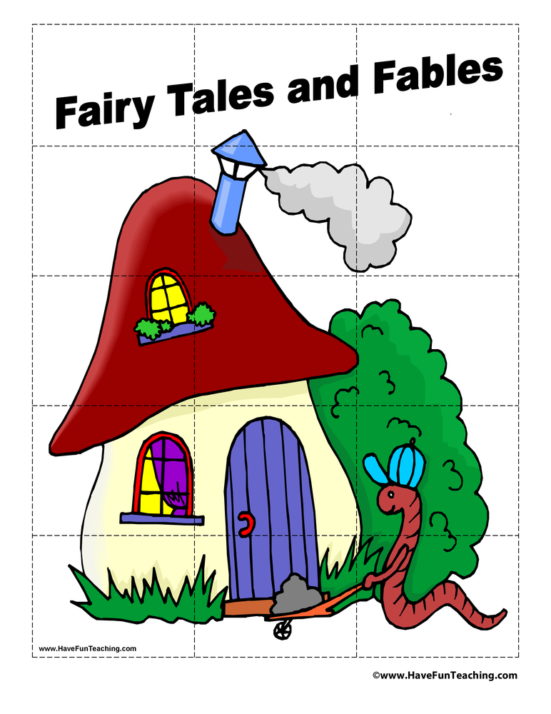 Fairy Tales and Fables Puzzle by Teach Simple
