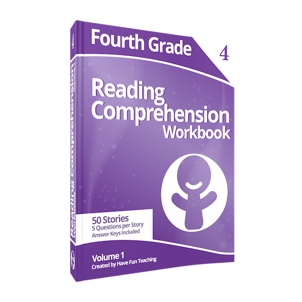 Fourth Grade Reading Comprehension Workbook Volume 1 Download by Teach ...