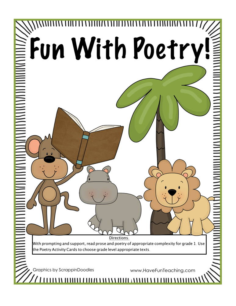 Fun With Poetry Activity by Teach Simple