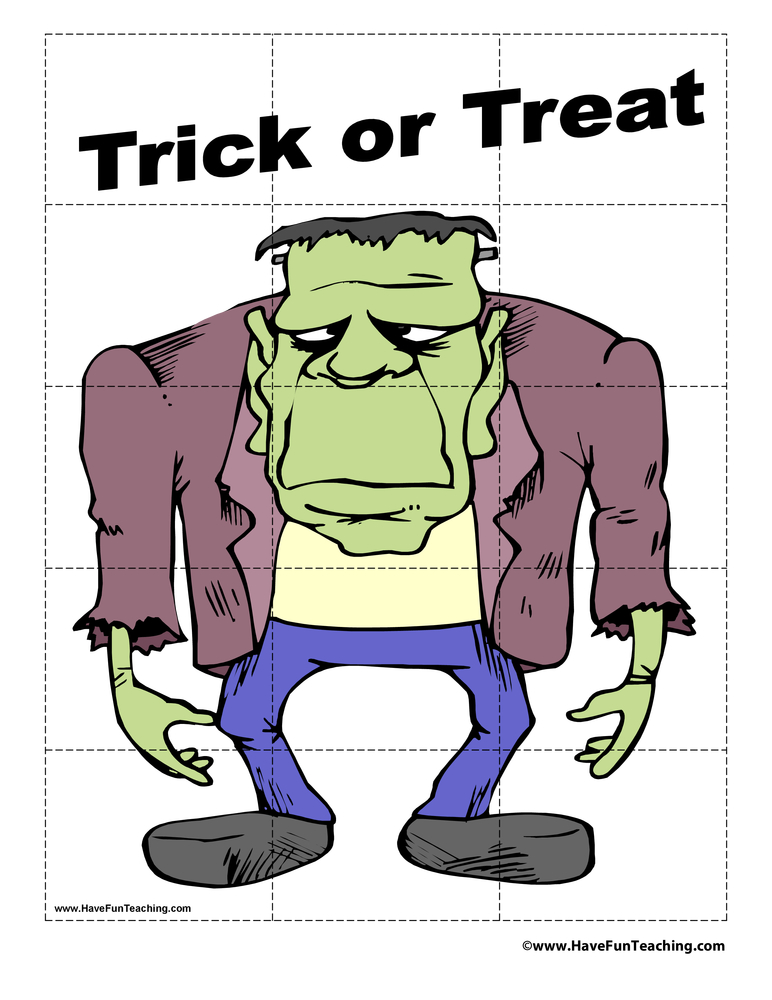 Halloween Puzzle by Teach Simple