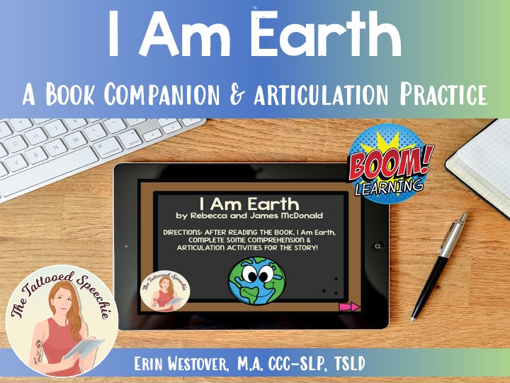 I Am Earth Book Companion & Articulation Practice - BOOM Cards by Teach ...