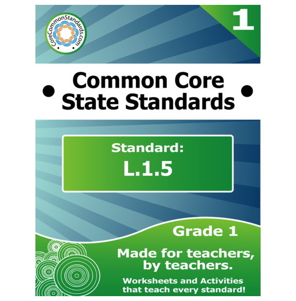L.1.5 First Grade Common Core Lesson by Teach Simple