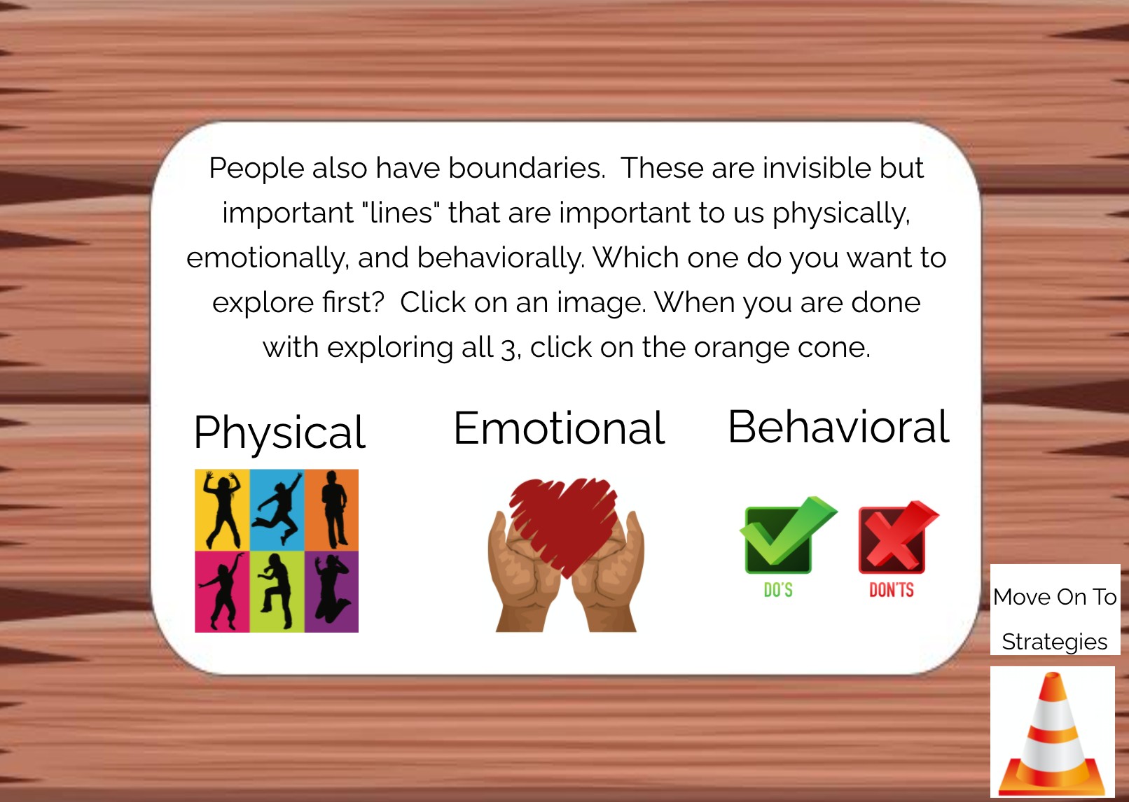 Let's Talk About Personal Boundaries! Boom Deck by Teach Simple