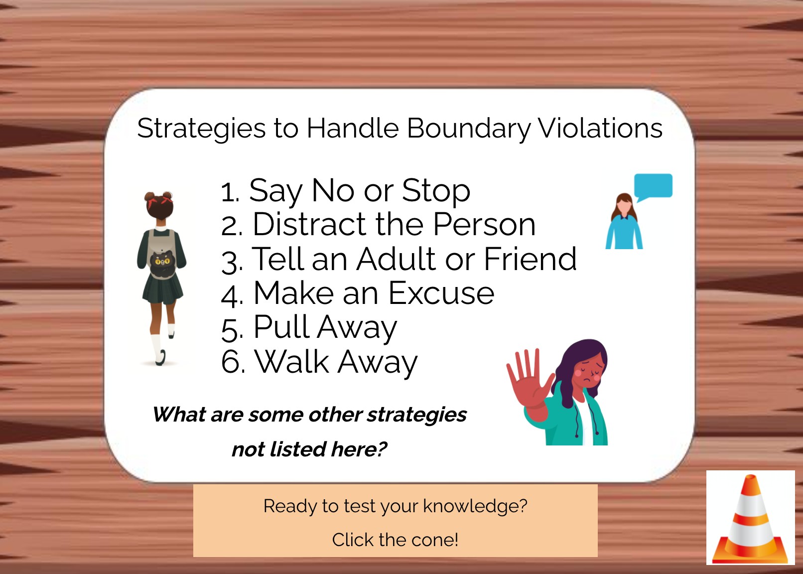 Let's Talk About Personal Boundaries! Boom Deck by Teach Simple