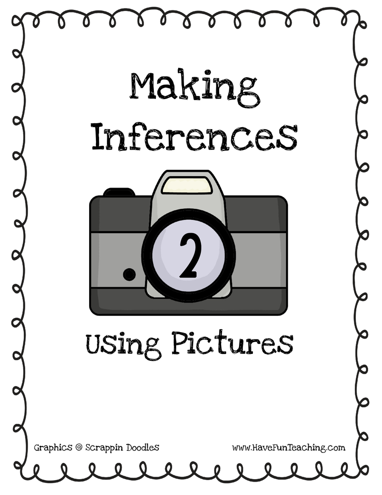 Making Inferences Pictures Activity by Teach Simple