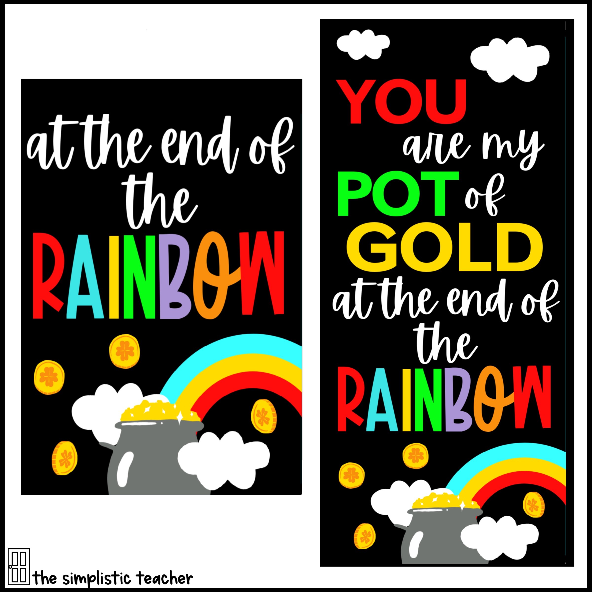 March/St. Patrick's Day Door Decoration Set: Pot of Gold by Teach Simple