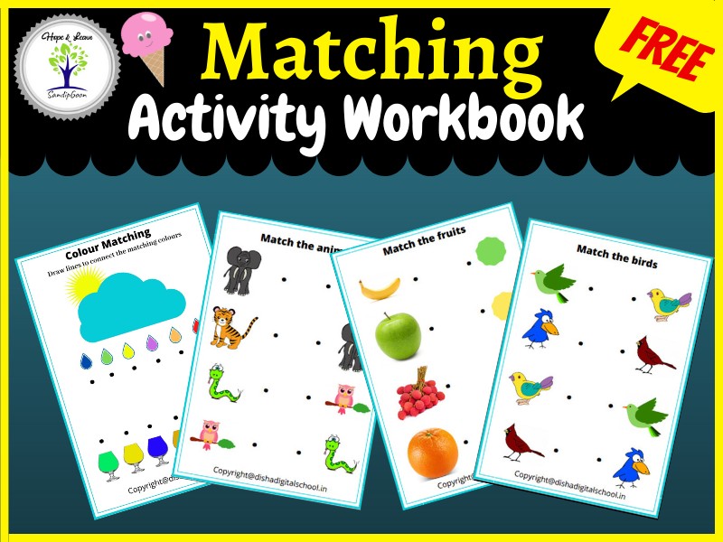Matching Activity Book by Teach Simple