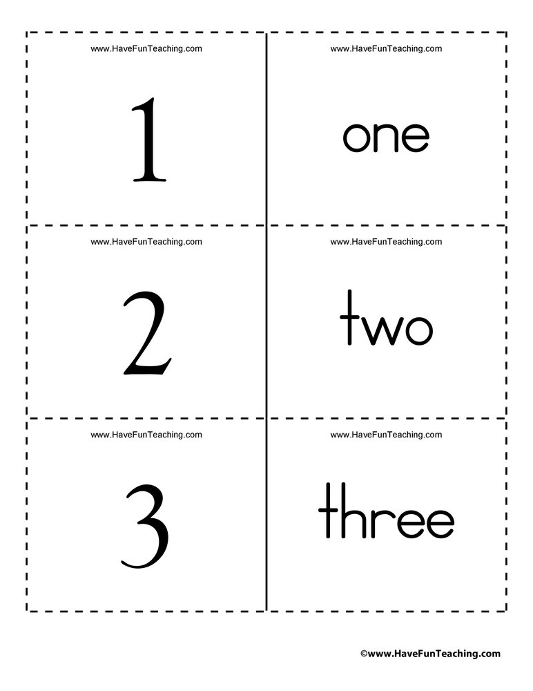 Numbers Word 0 to 100 Flash Cards by Teach Simple