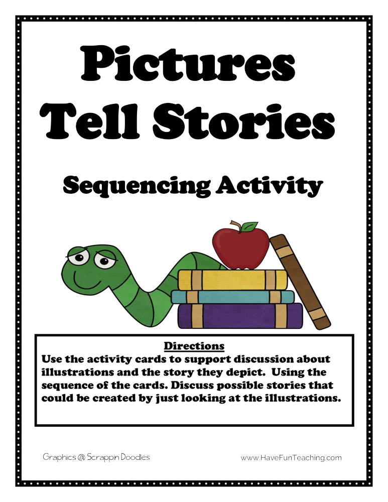 Pictures Tell Stories Sequencing Activity by Teach Simple