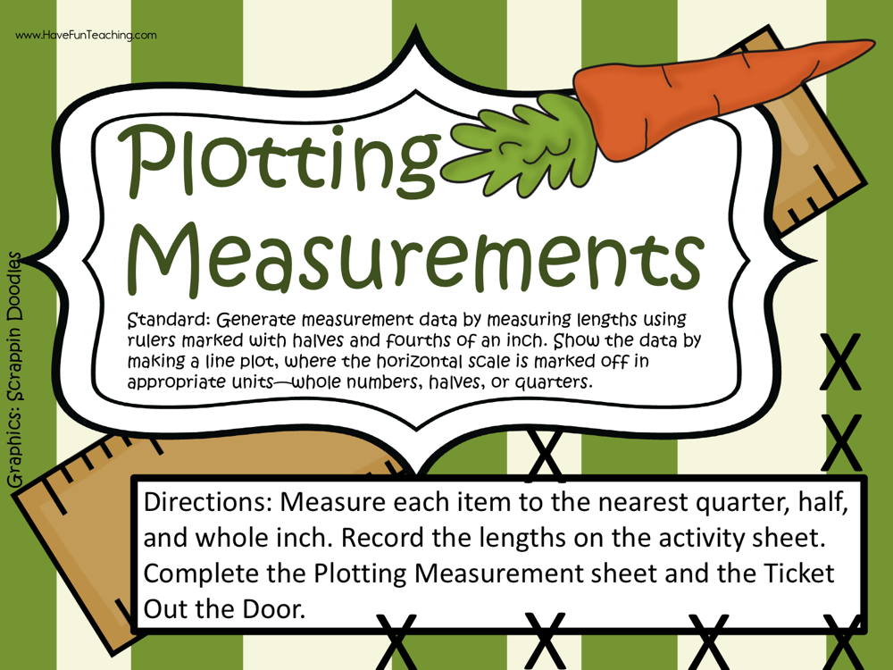 Plotting Measurements Activity by Teach Simple