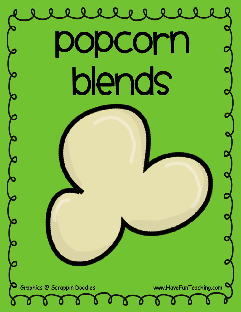 Popcorn Blends Activity by Teach Simple