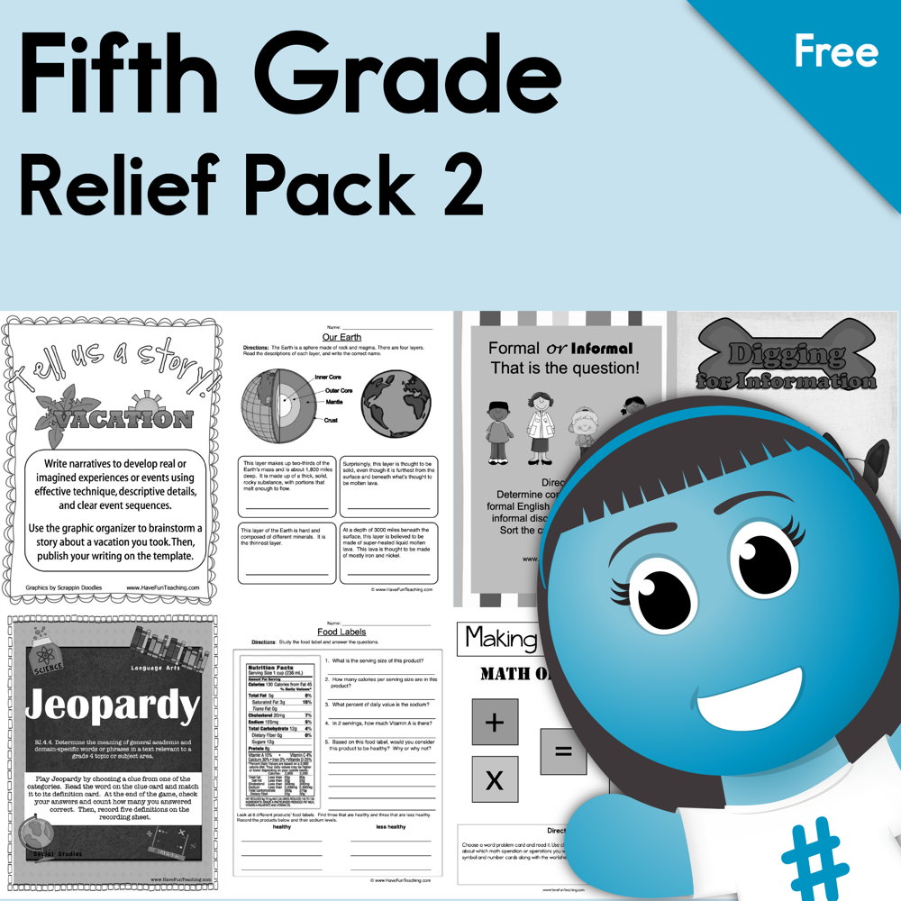Preschool Coronavirus Relief Pack 2 by Teach Simple