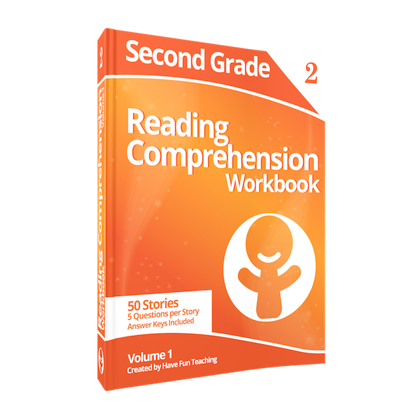 Second Grade Reading Comprehension Workbook Volume 1 Download by Teach ...