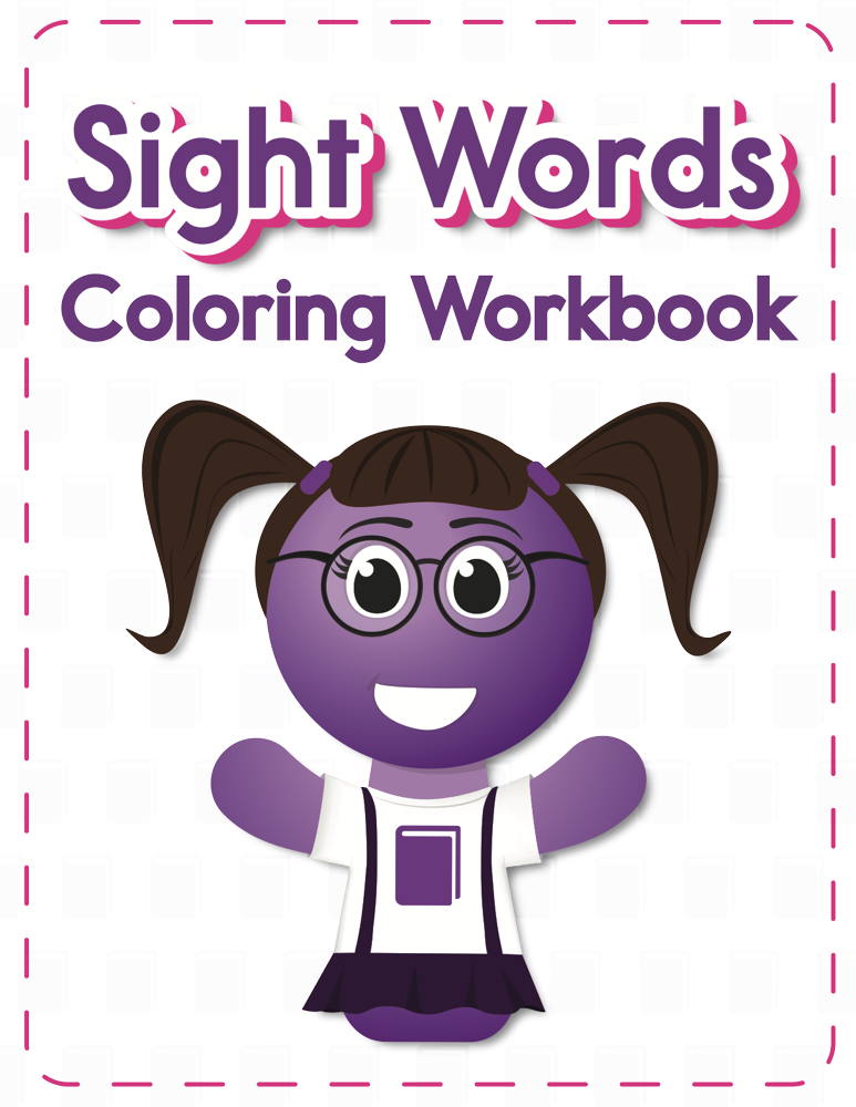 Sight Words Coloring Pages Workbook by Teach Simple
