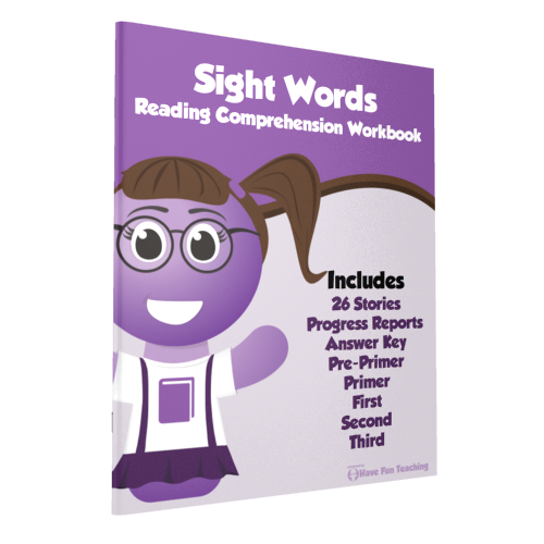 Sight Words Reading Comprehension Workbook Download by Teach Simple