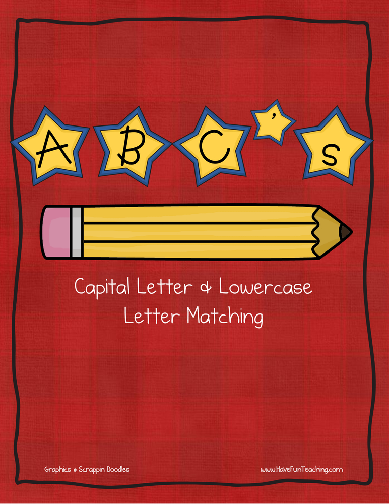 Star Alphabet Matching Activity by Teach Simple