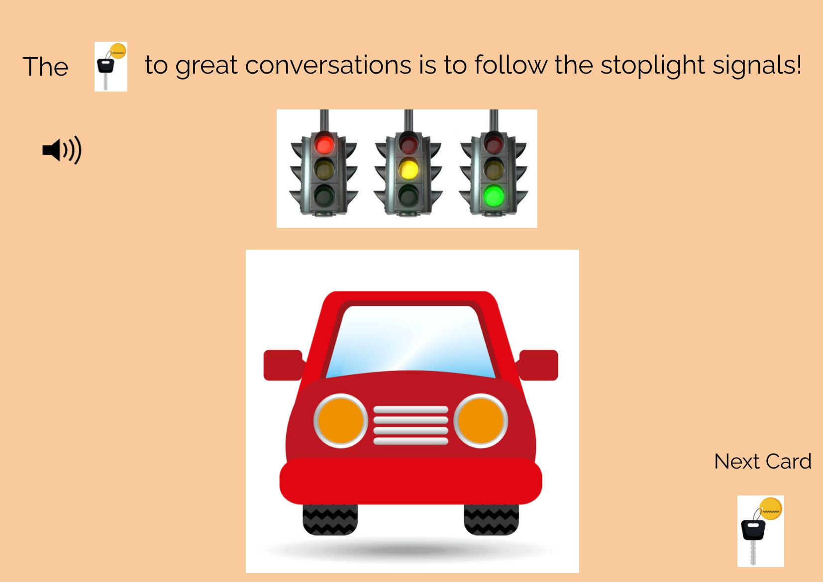 Stoplight Speaking Signals SEL Boom Cards With Audio by Teach Simple