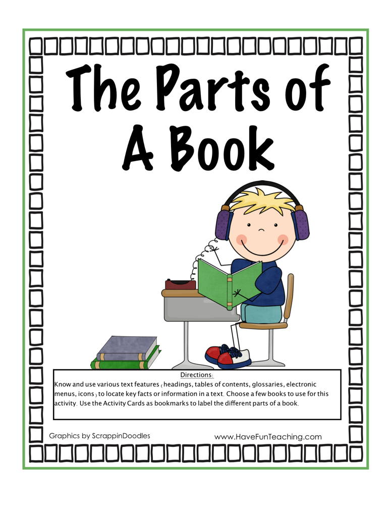 Text Features Activity by Teach Simple