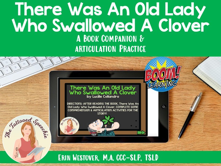 There Was An Old Lady Who Swallowed A Clover Book Companion ...