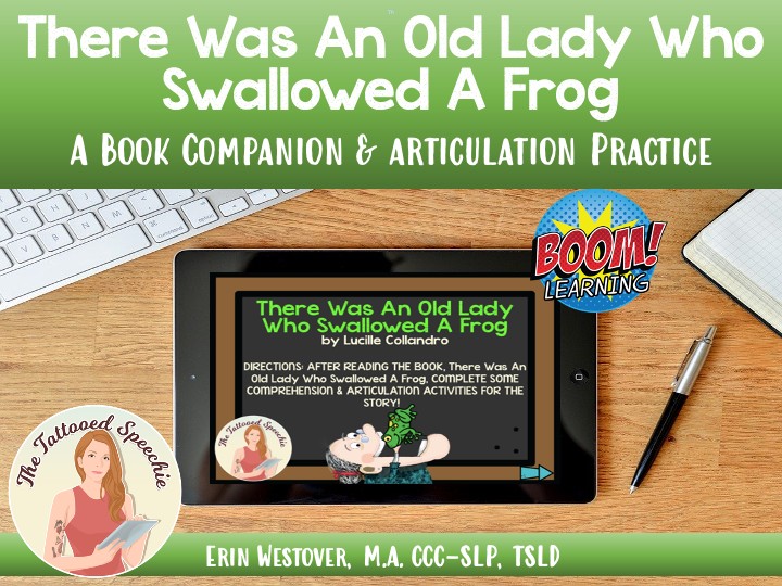 There Was An Old Lady Who Swallowed A Frog Book Companion & Artic ...