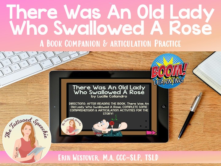There Was An Old Lady Who Swallowed A Rose Book Companion ...