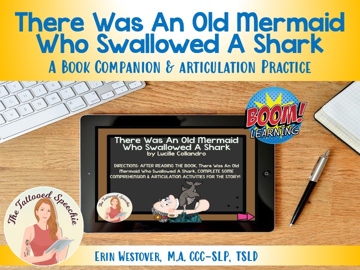 There Was An Old Mermaid Who Swallowed A Shark Book Companion & Artic ...