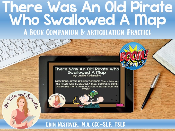 There Was An Old Pirate Who Swallowed A Map Book Companion & Artic BOOM ...