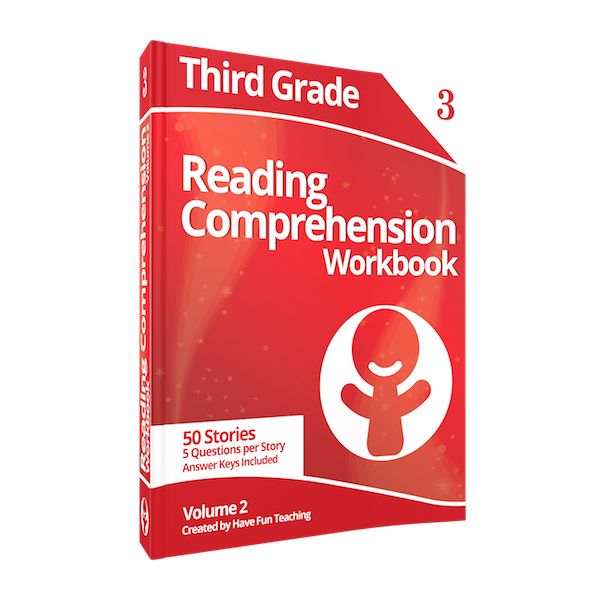 Third Grade Reading Comprehension Workbook Volume 2 Download by Teach ...