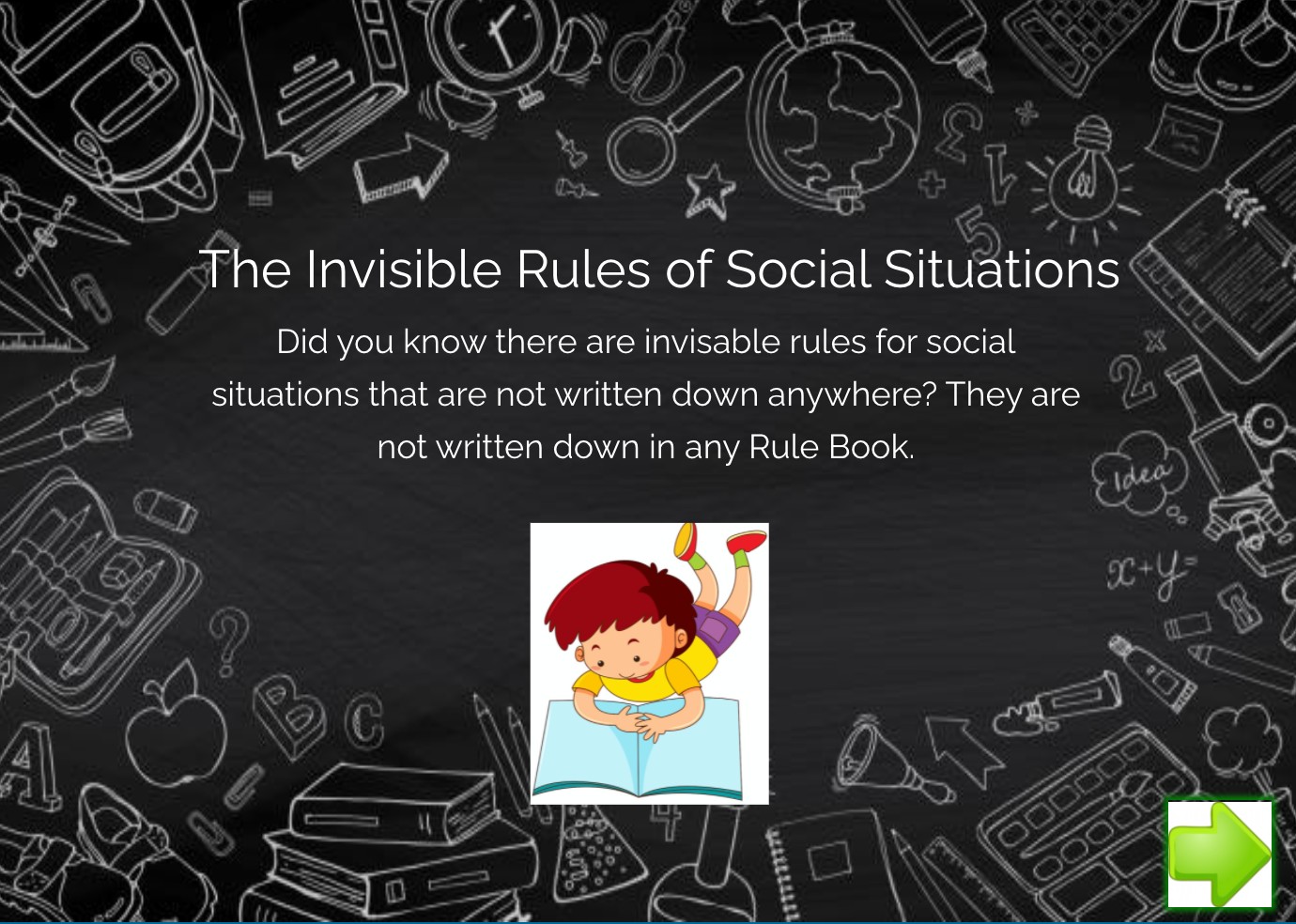 What Are The Invisible Social Rules? Boom Cards by Teach Simple