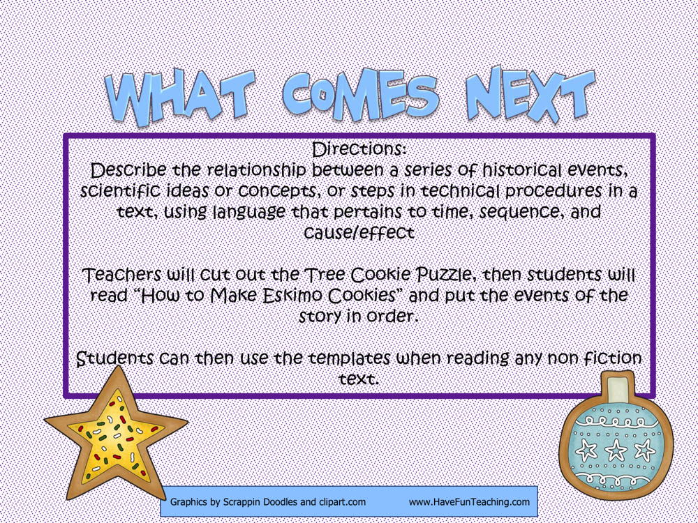 What Comes Next Sequencing Activity by Teach Simple