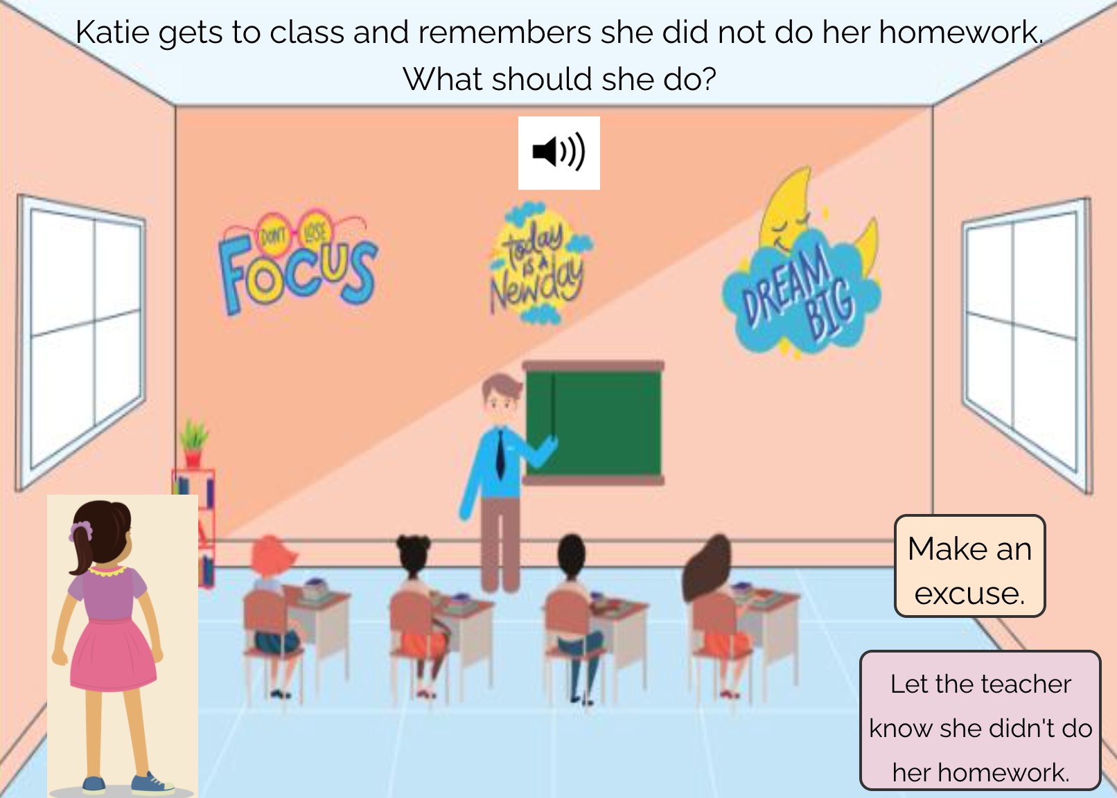 What Should Katie Do? Choose Their Own Fate SEL Boom Cards! (With Audio ...