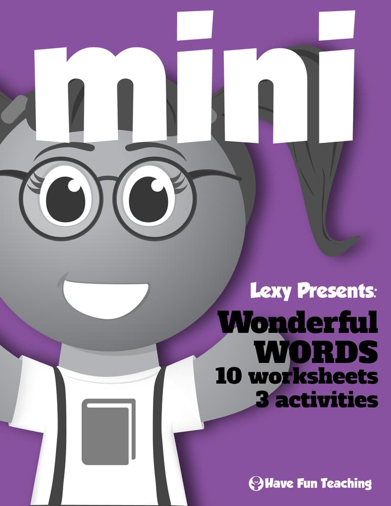 Wonderful Words Mini Pack by Teach Simple