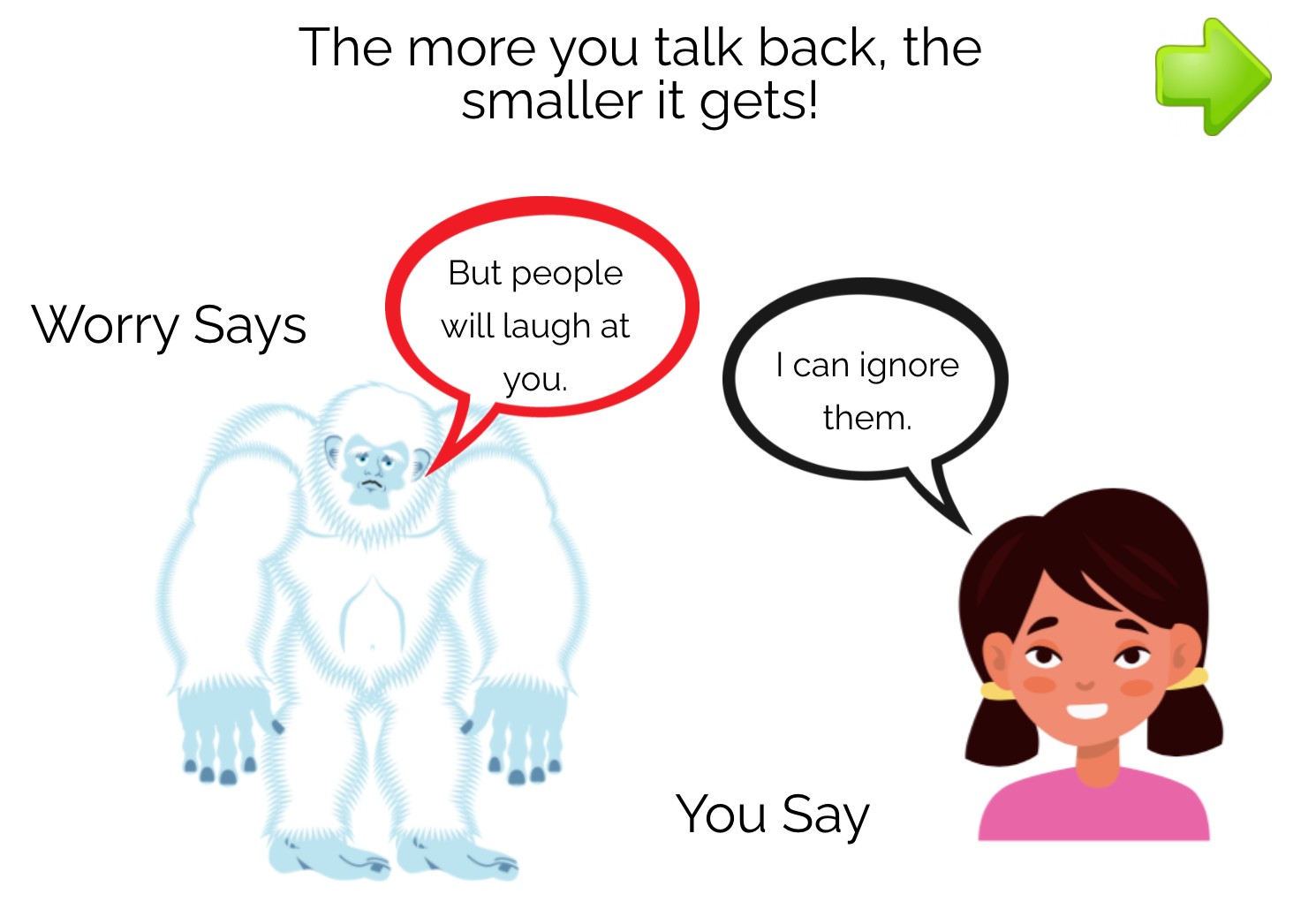 Worry Says You Say-SEL Boom Cards (Decreasing worrying) by Teach Simple